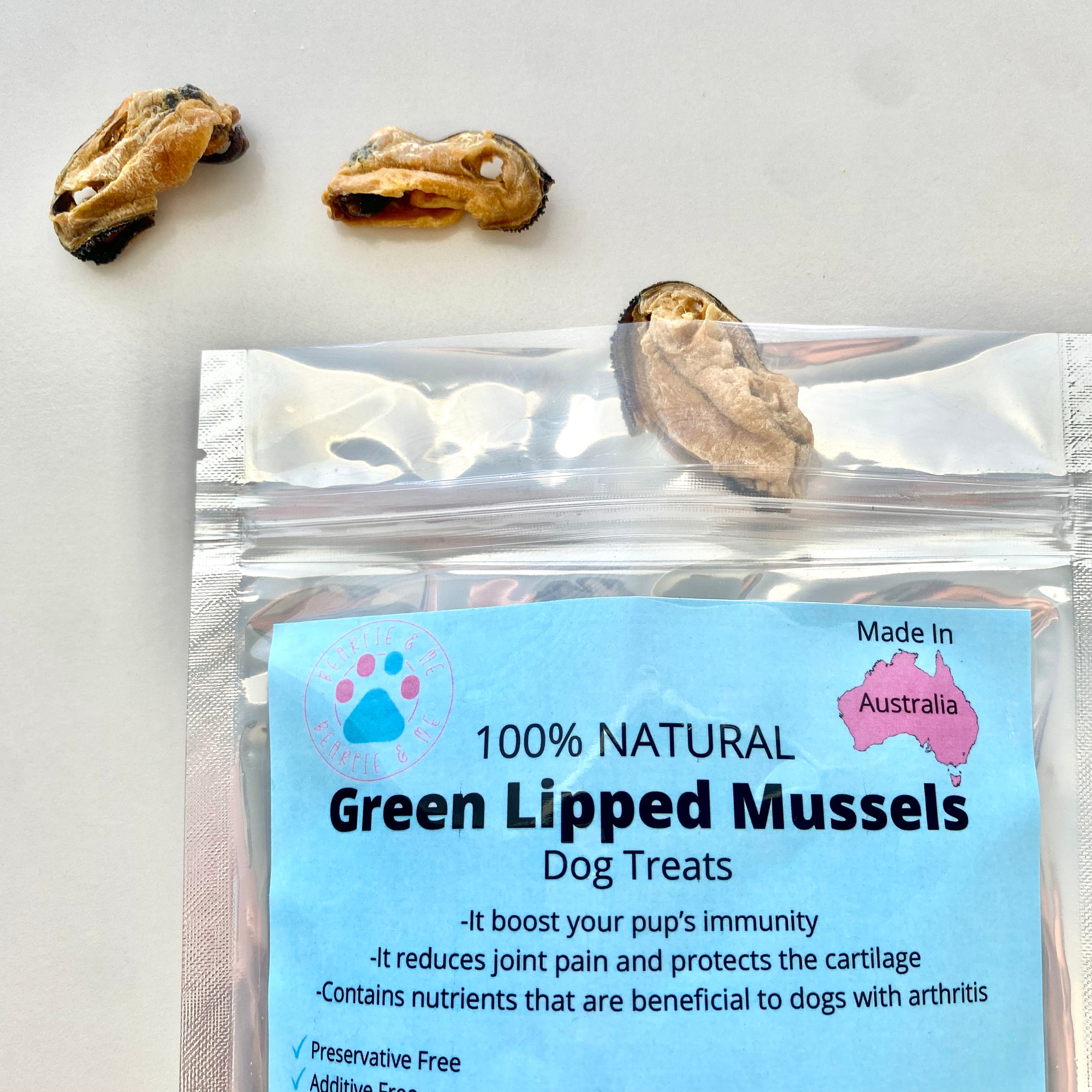 Green lipped Mussel 100g – Bearfieandme
